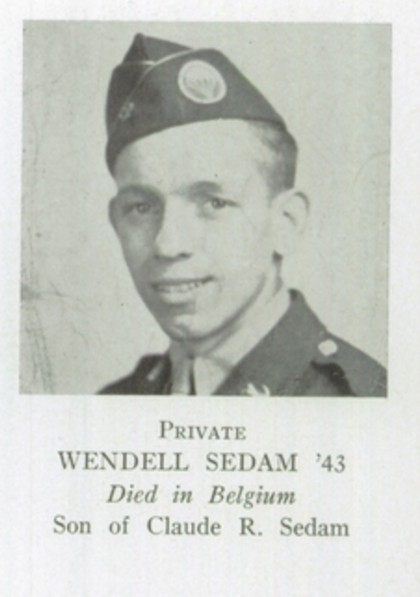 SEDAM WENDELL E | The American Overseas Memorial Day Association